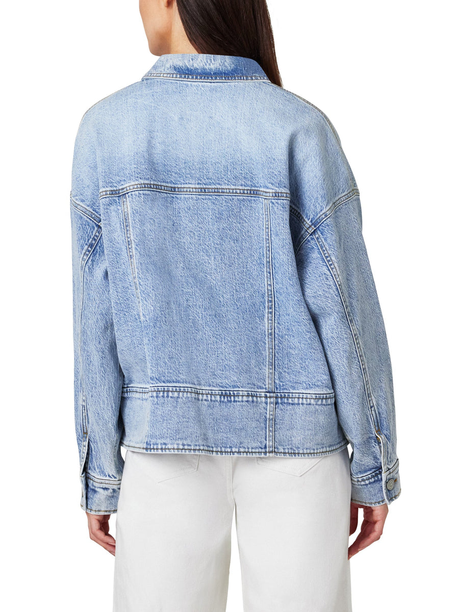 Zip Oversized Trucker Jacket – Gracie's Boutique